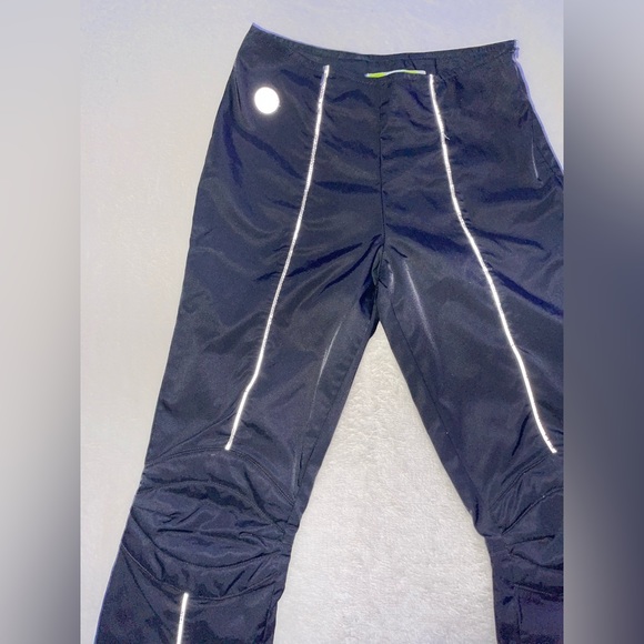 Pants & Jumpsuits | Super Cool Black Futuristic Pants With Silver ...